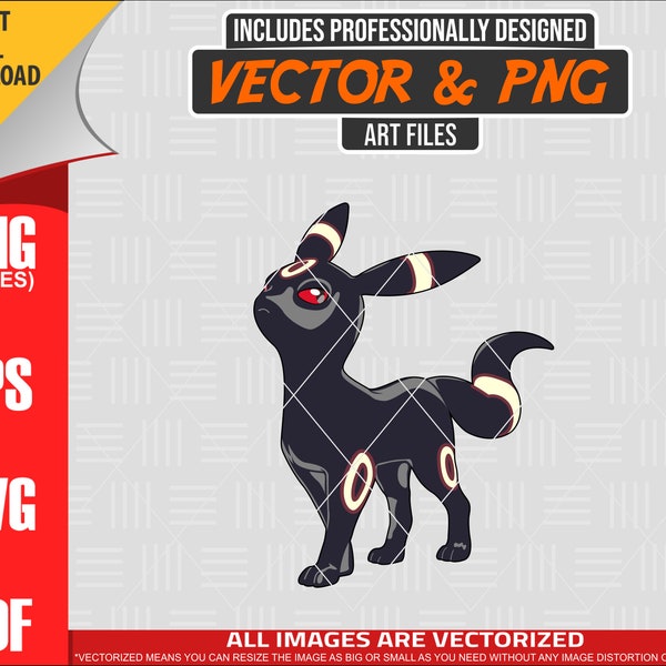 Umbreon Svg - Etsy
