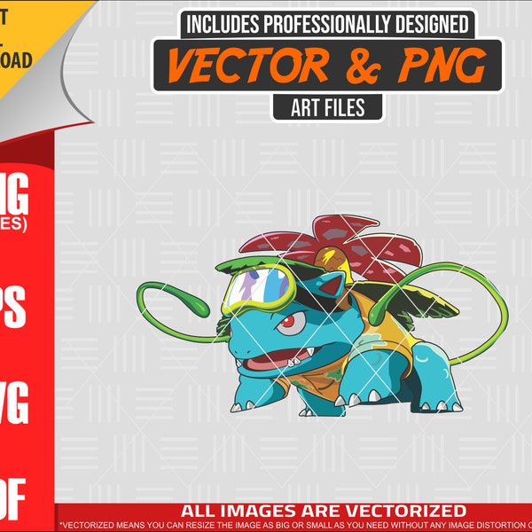 Venusaur Clipart - Etsy