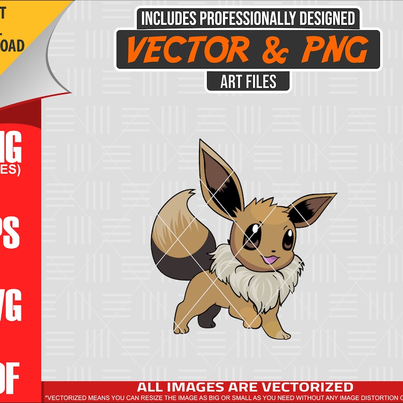 Eevee Svg - Etsy