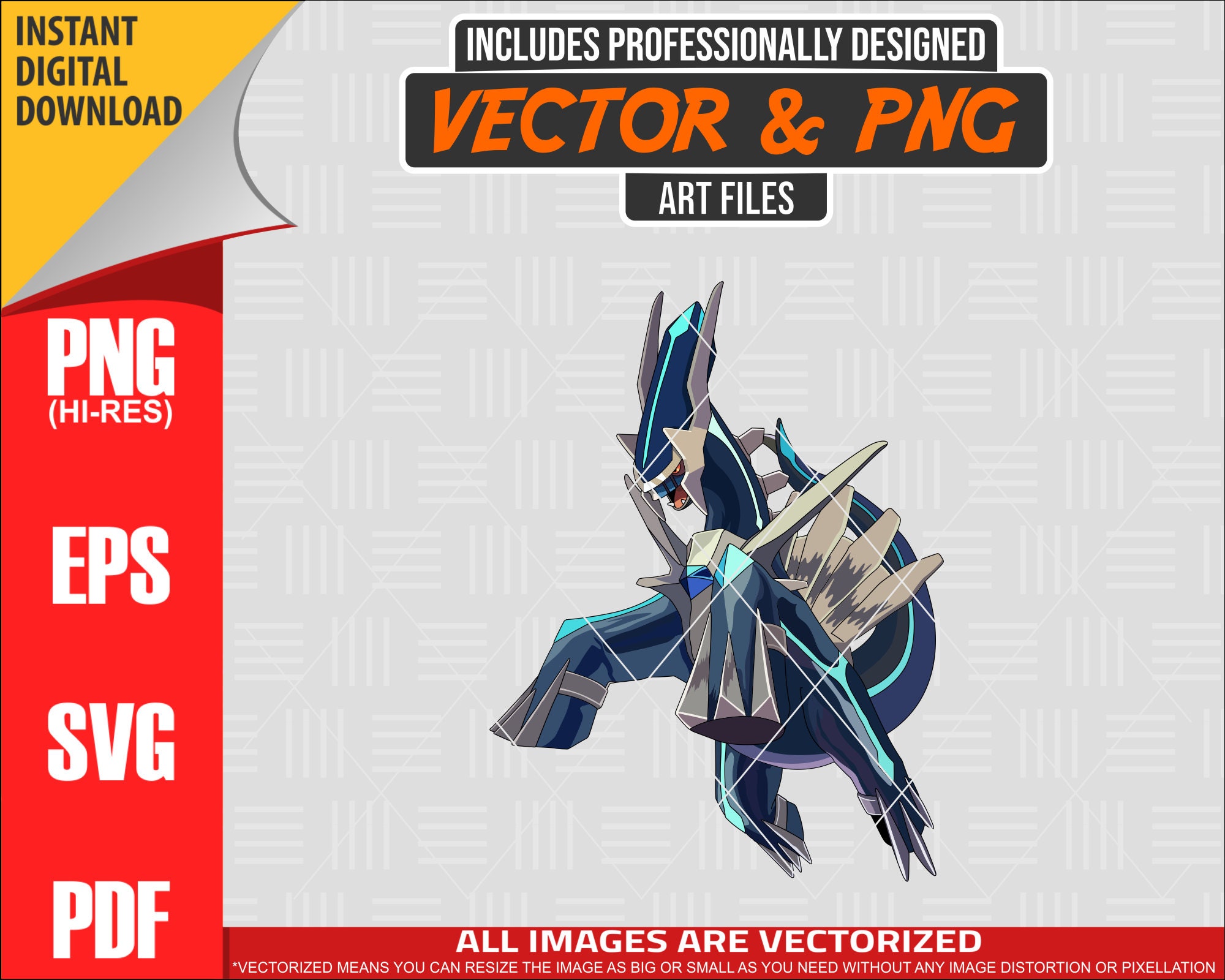 High Quality Pokemon Dialga SVG PNG 300 Dpi Clipart #483 - Etsy