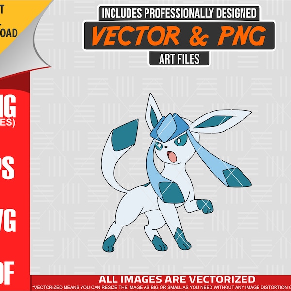 Glaceon Png - Etsy