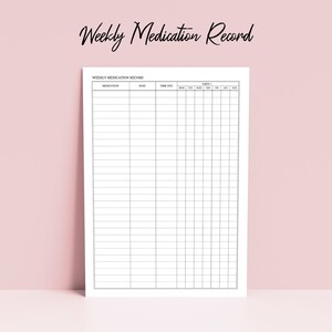 Healthy Heart Medication Log Book/ Anticoagulant Log / INR Tracker ...