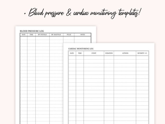 PT INR Log Book Printable Inr Tracker INR Anticoagulant | Etsy India