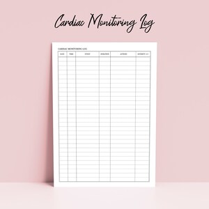 Healthy Heart Medication Log Book/ Anticoagulant Log / INR Tracker ...