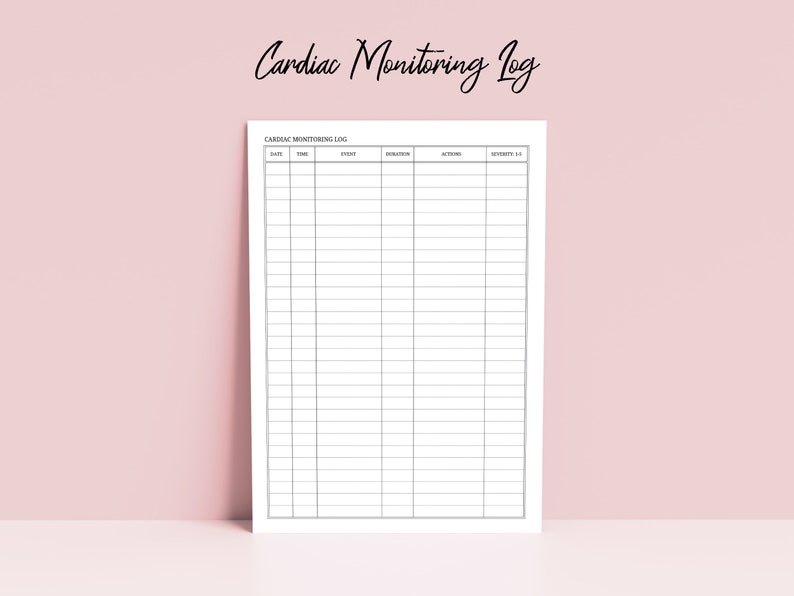 Healthy Heart Medication Log Book/ Anticoagulant Log / INR Tracker ...