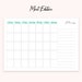 Printable Monthly Blank Calendar / A4 Printable Calendar / - Etsy