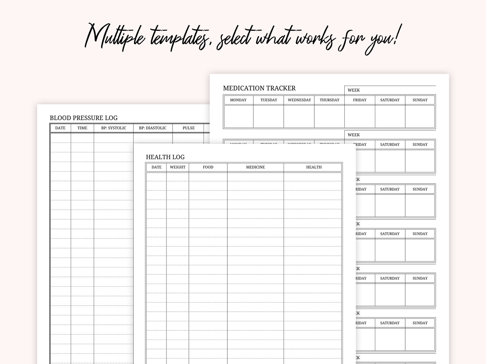 Healthy Heart Medication Log Book/ Anticoagulant Log / INR Tracker ...