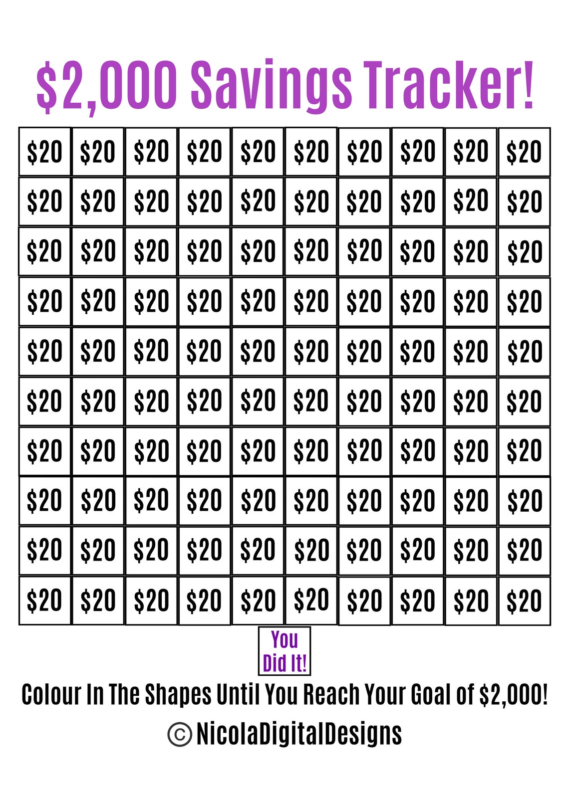 The Ultimate Savings Tracker Bundle / Money Saving Challenge / Savings ...