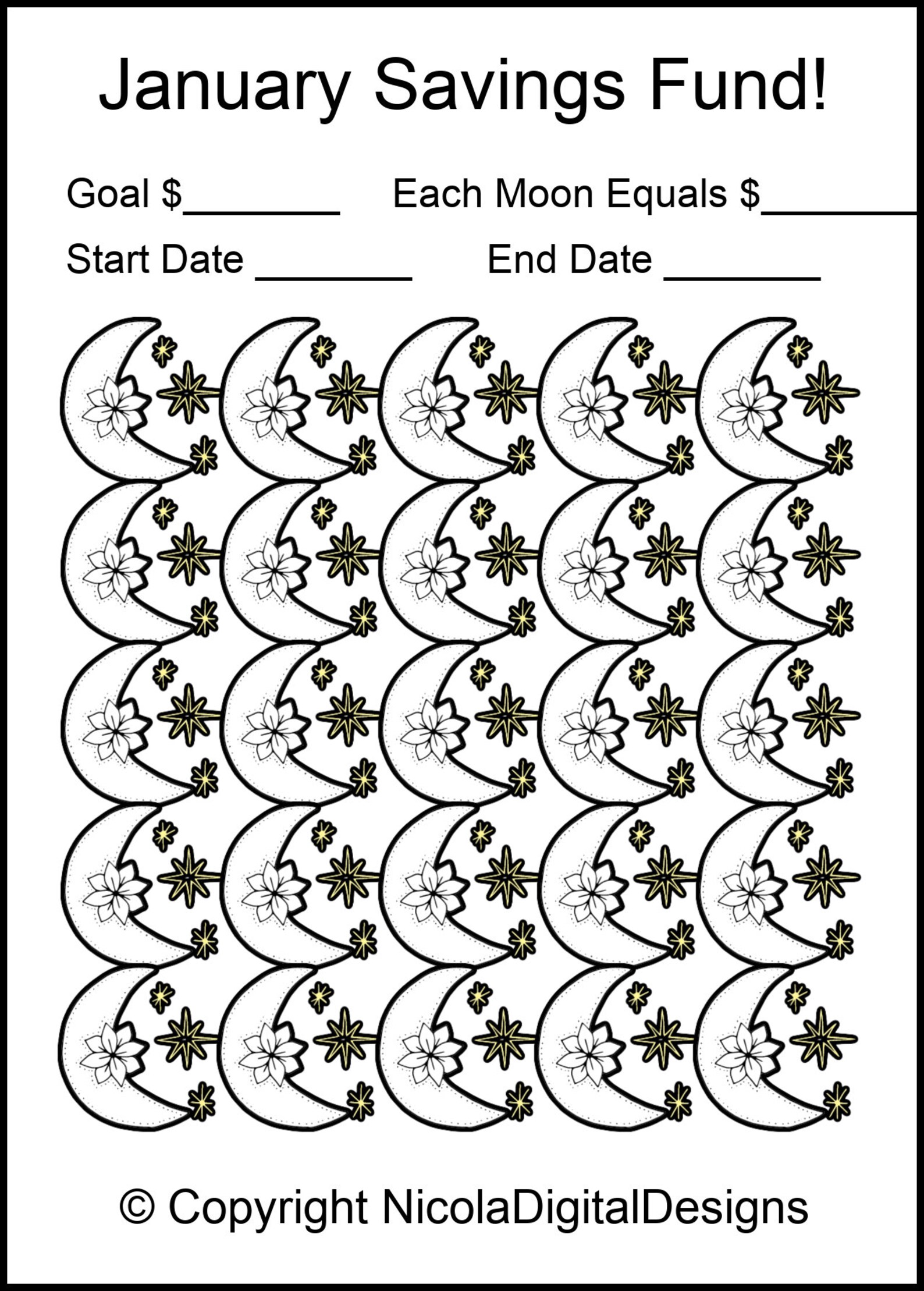 A6 Savings Funds Printable Bundle / Money Saving Challenge / Savings ...