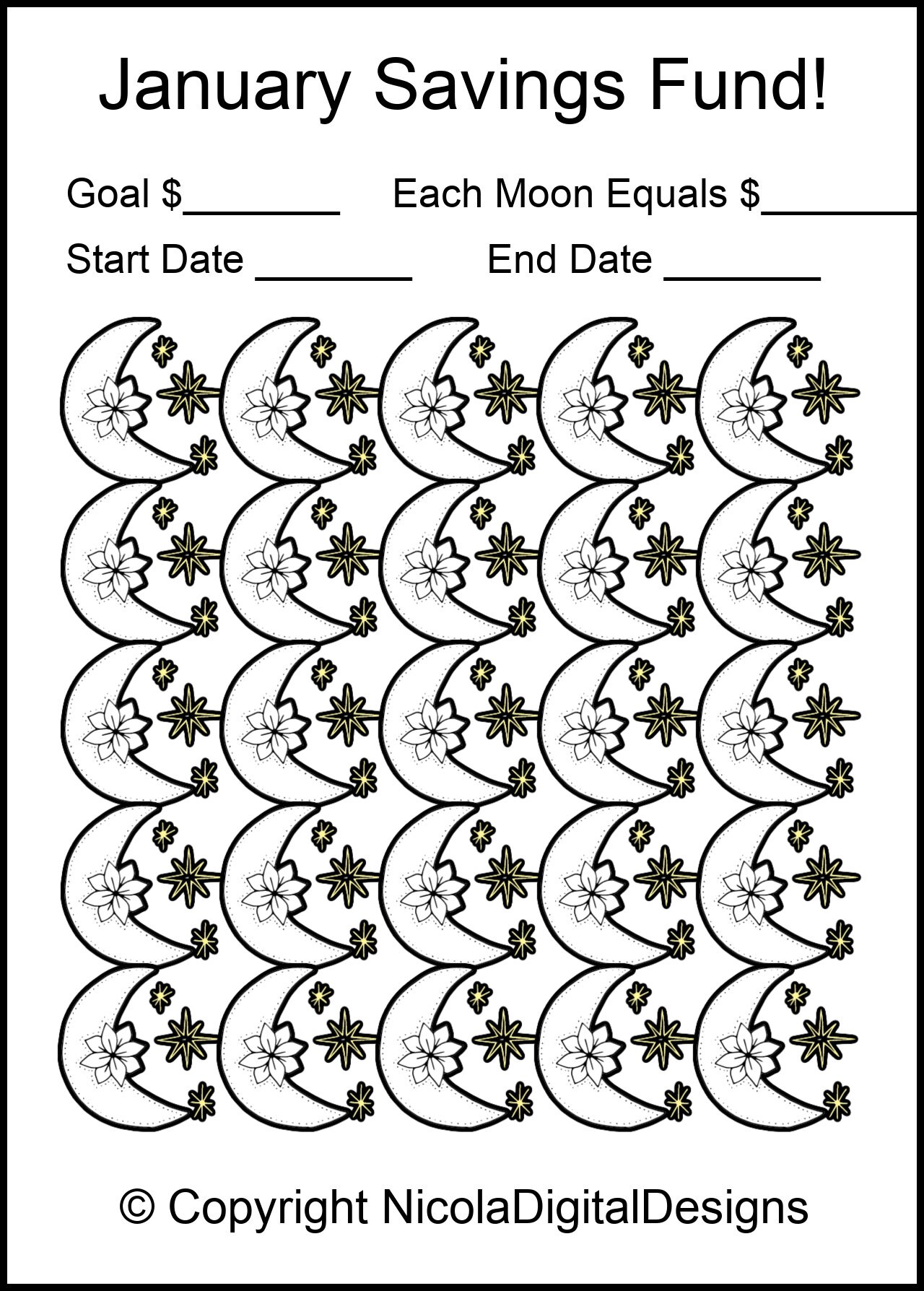 A6 Savings Funds Printable Bundle / Money Saving Challenge / Savings ...