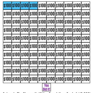 10000 Money Saving Tracker Printable / 10000 Saving - Etsy Australia