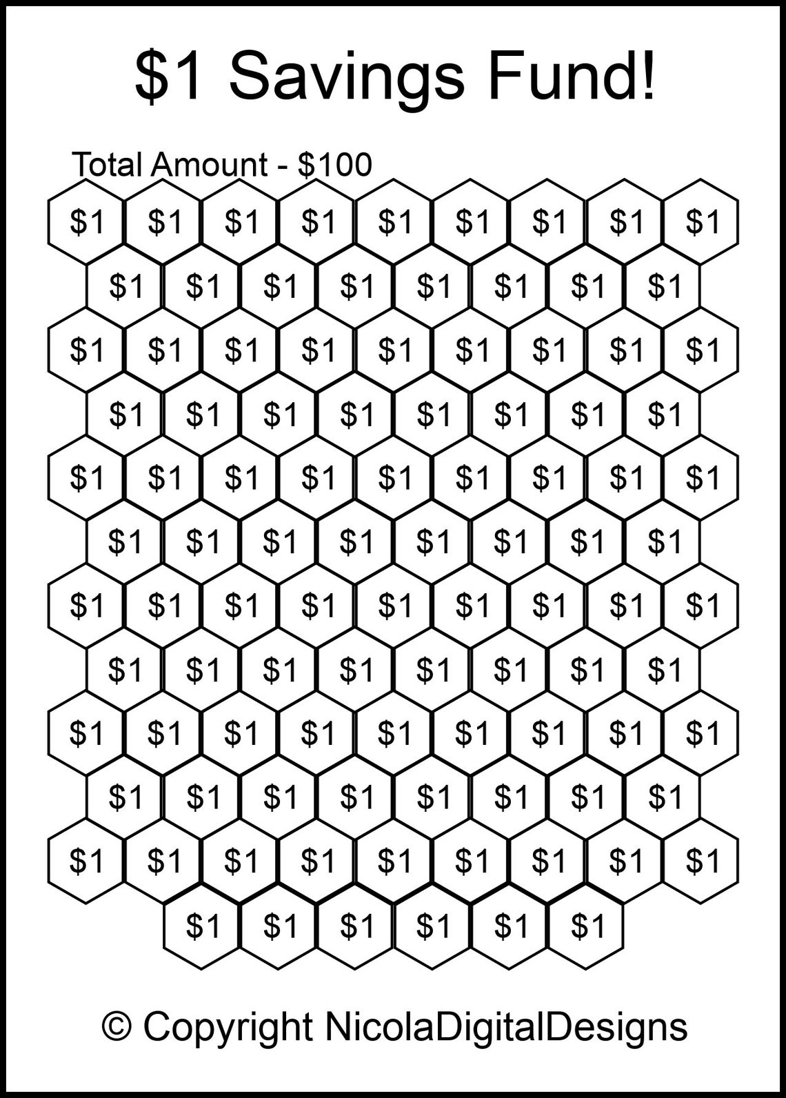 A6 Savings Funds Printable Bundle / Money Saving Challenge / Savings ...