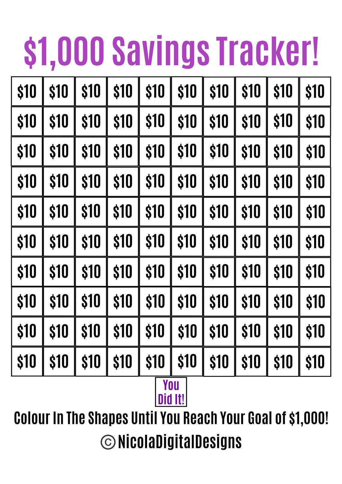 The Ultimate Savings Tracker Bundle / Money Saving Challenge / Savings ...