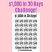 30 Days Savings Tracker Bundle / Money Saving Challenge / Savings ...