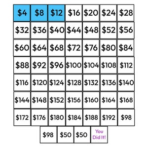 5000 Money Saving Challenge Printable / Save 5000 in 52 Weeks / Savings ...