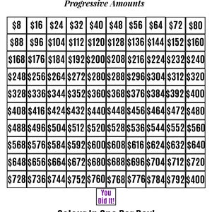 40,000 Money Saving Challenge Printable / Save 40,000 in 100 Days ...