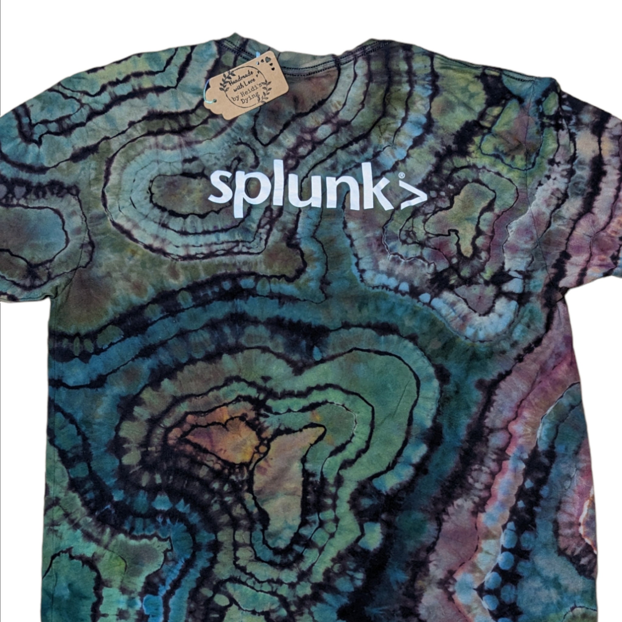 Reverse Geode Tie Dye Shirt, SPLUNK T Shirt, Men's Large, Splunk Tee ...