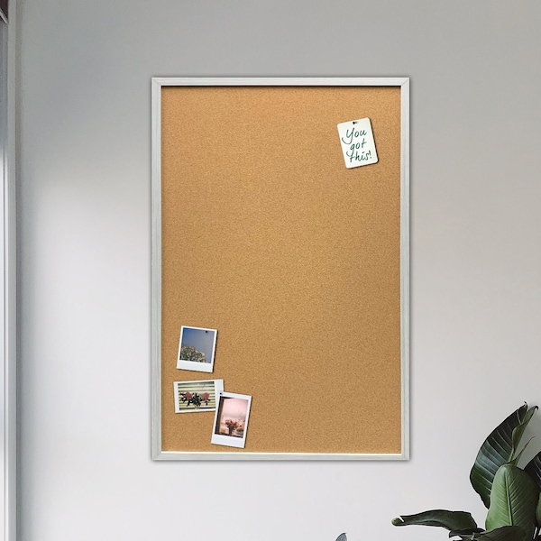 Large Wood Frame Cork Board - Etsy