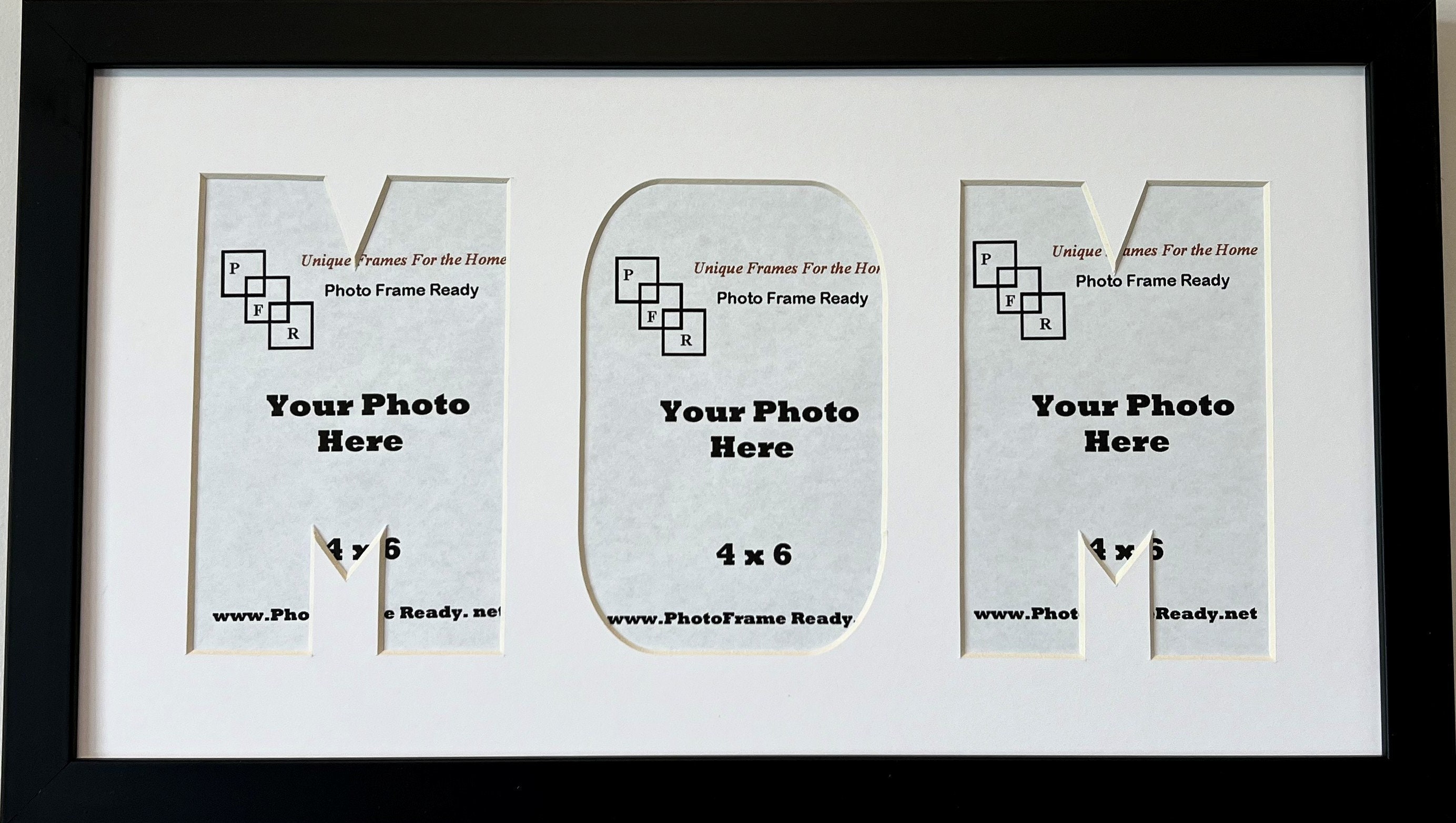 Mom or Dad Wall Mount Collage Photo Frame With Three 4x6 Openings - Etsy
