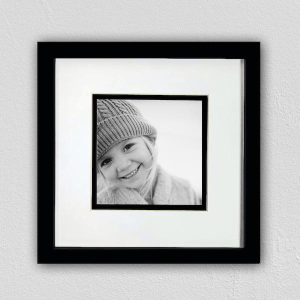 5x5 Black Wood Picture Frame - Etsy