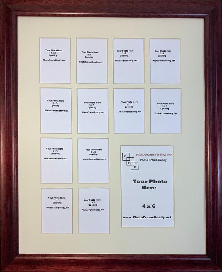 Multiple Opening Photo Frame With Twelve 2x3 Wallet Size - Etsy