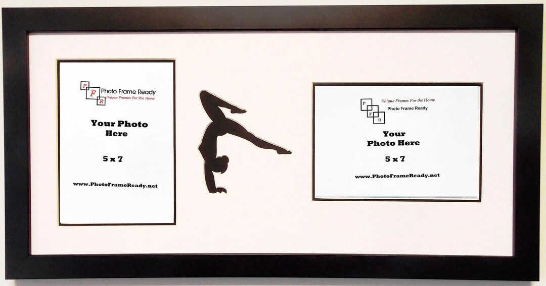 Wall Hanging Gymnastics Photo Frame Holds 5x7 Photos Black Frame - Etsy