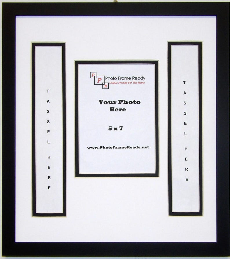 Tassel Shadow Box Frame: Diploma, Photo & Tassel Display - Etsy