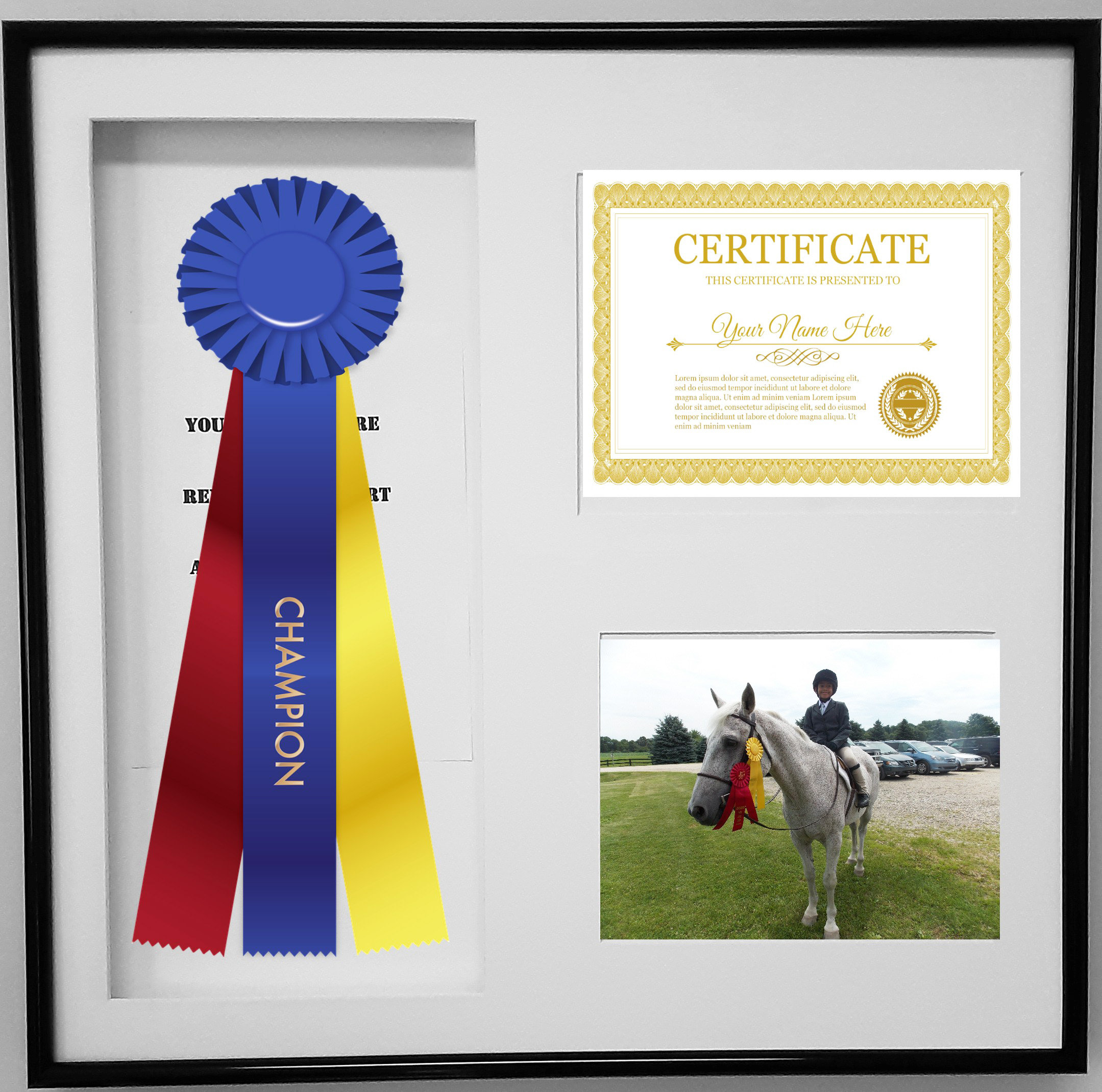 Deluxe Ribbon 8 1/2 X 11 Certificate With 8x10 Photo Display Box - Etsy