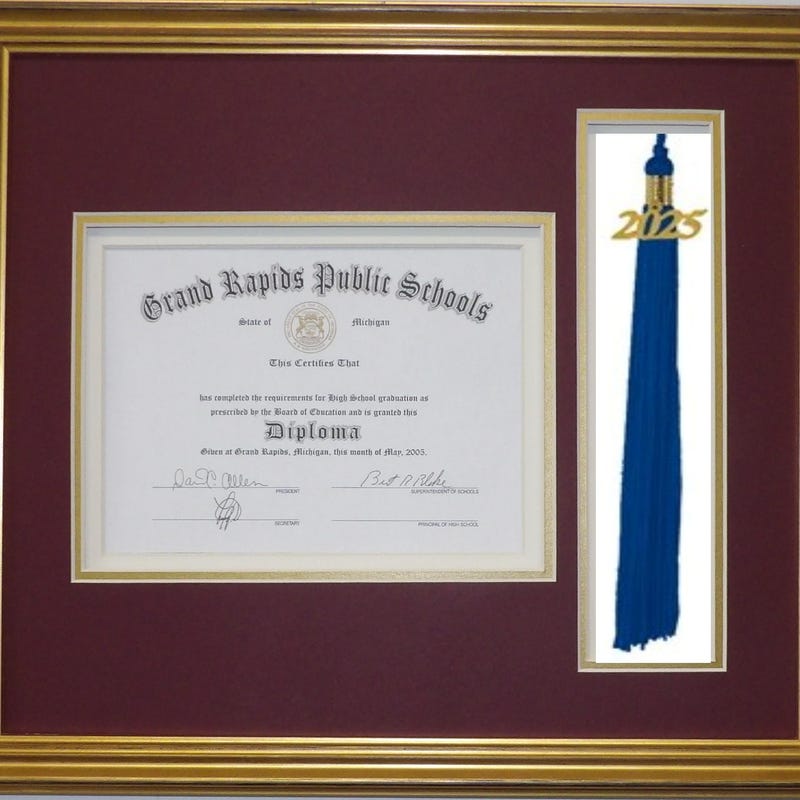 College Diploma Frame - Etsy