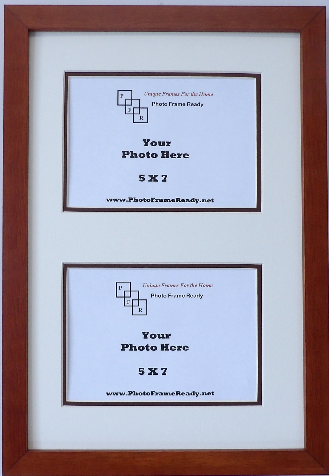 Wall Mount Double Photo Frames Multi-mat Holds Two(2) 5x7 Photos - Etsy