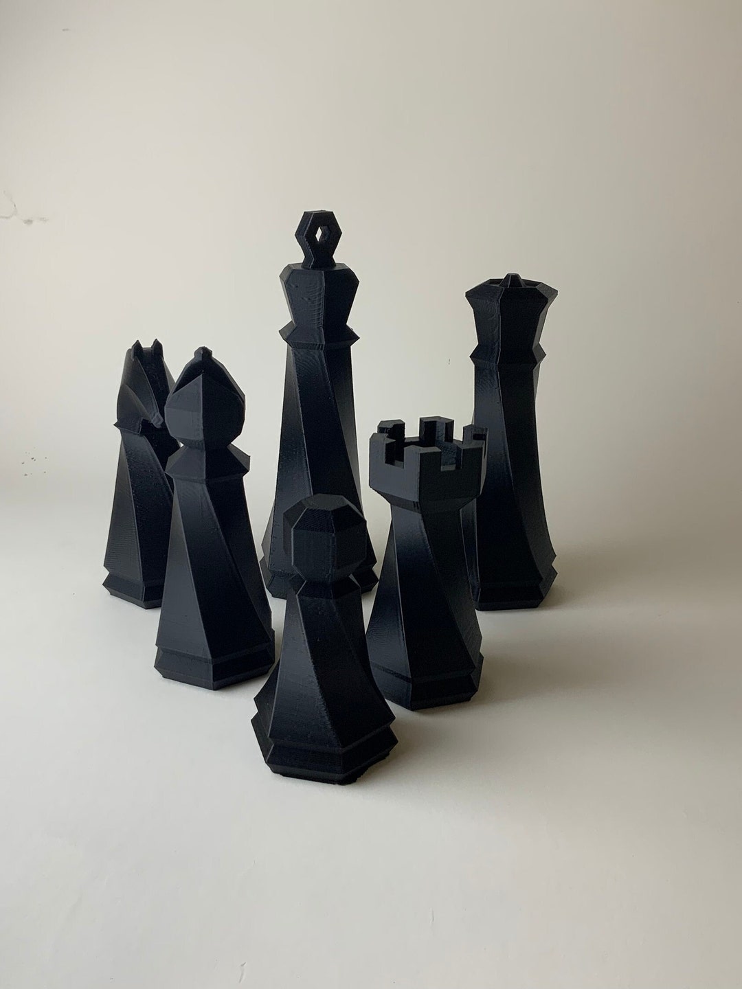 Set / Whole 6 Pieces Set of Elegant Chess Pawns - Classic Game Pieces ...