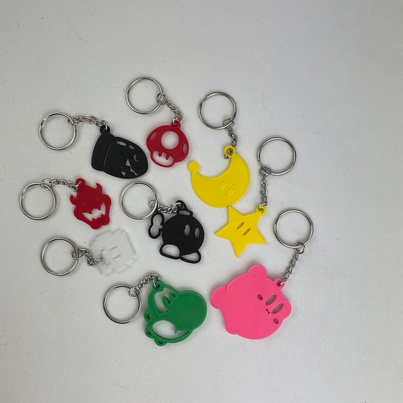 Super Mario Keychain - Etsy
