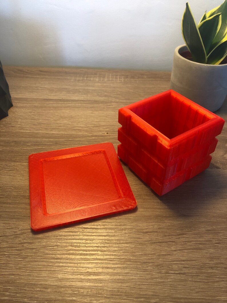 Super Mario Bros Brick Block Planter Flower Pot Super Mario | Etsy