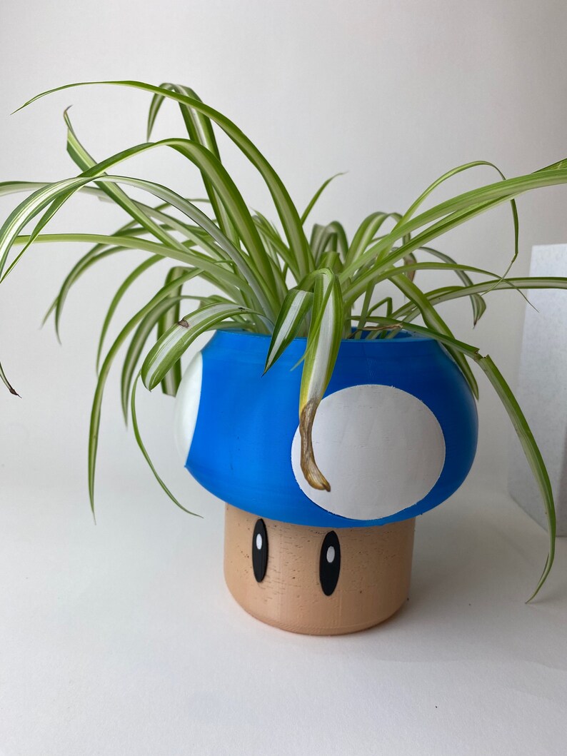 Super Mario Planters Pots De Fleurs Super Mario Planter - Etsy