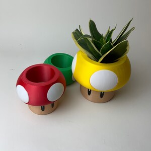 Super Mario Planters Flower Pots Super Mario Plant Office Decor Home ...