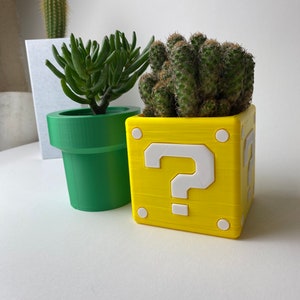 Super Mario Planters Flower Pots Super Mario Planter Office Decoration ...