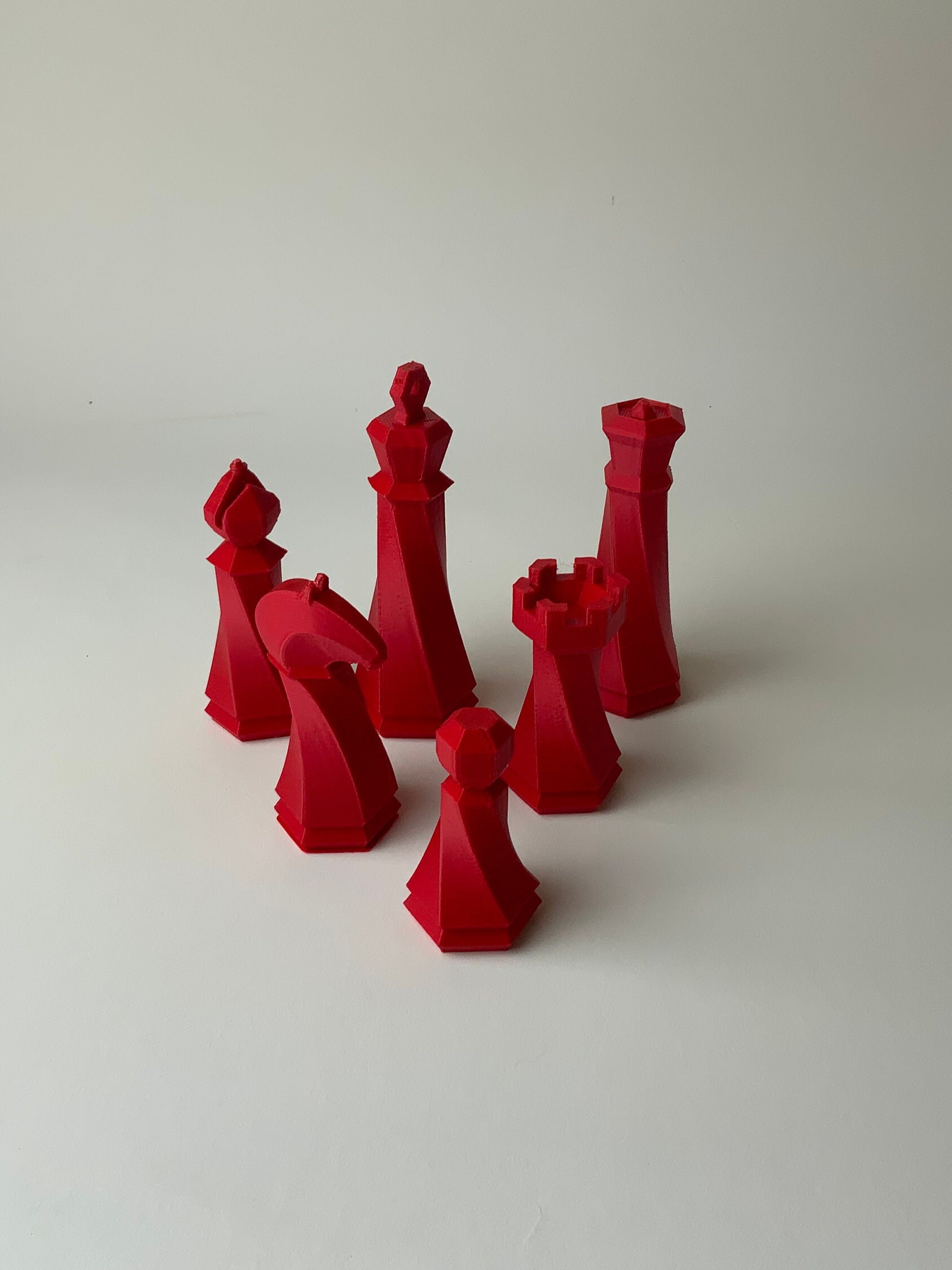 Set / Whole 6 Pieces Set of Elegant Chess Pawns - Classic Game Pieces ...