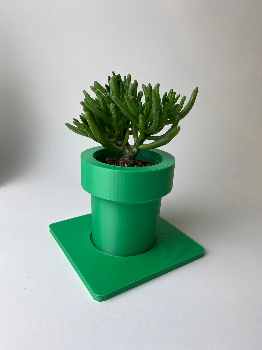 Super Mario Pipe Planter| Flowerpot | Super Mario Plant | | Office ...