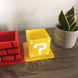 Super Mario Planters Flower Pots Super Mario Planter Office Decoration ...