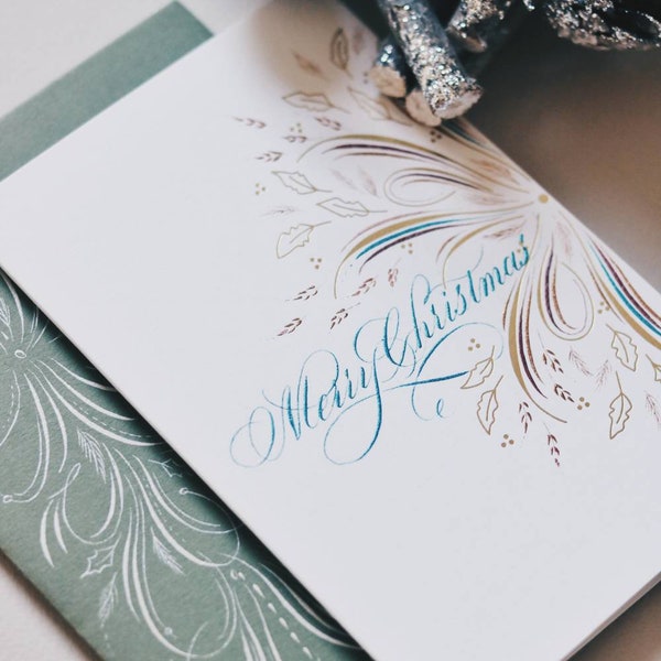 Handwritten Christmas Cards - Etsy