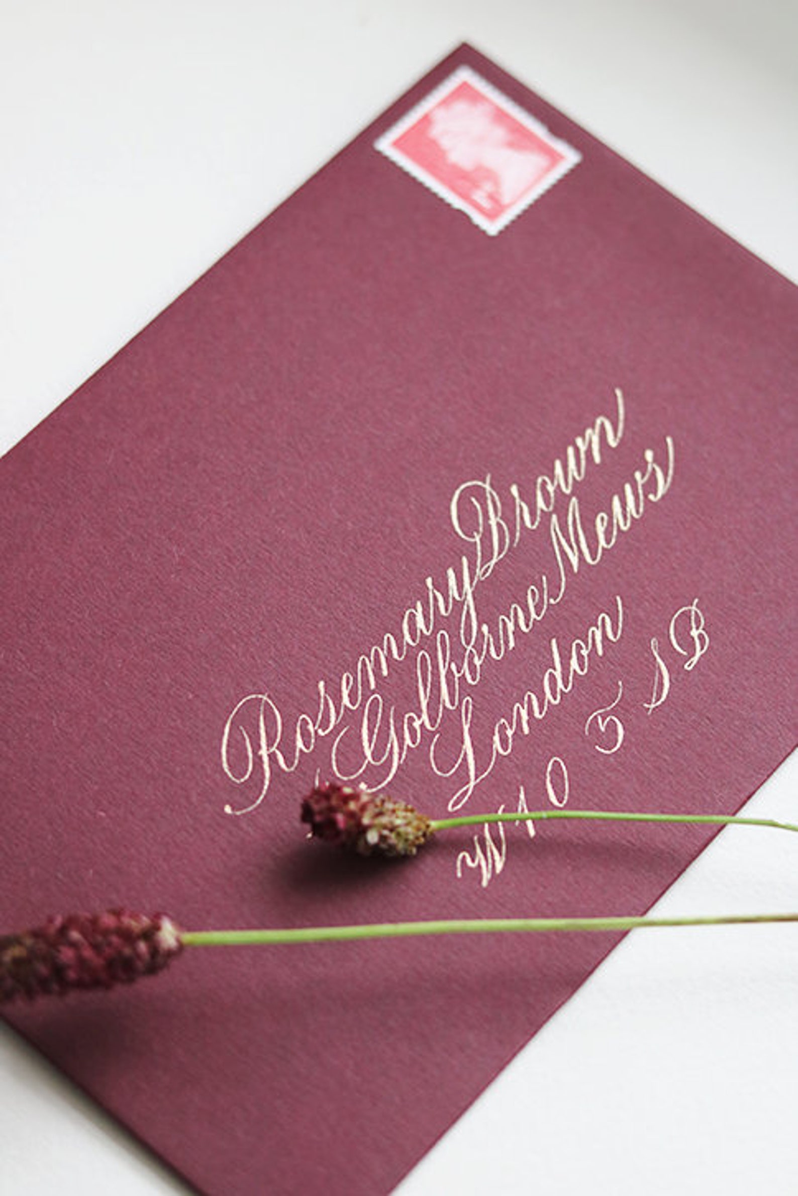 Personalised Christmas Cards and Envelope/christmas Gift/calligraphy ...