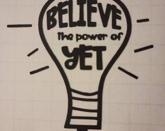 Power of Yet - Etsy