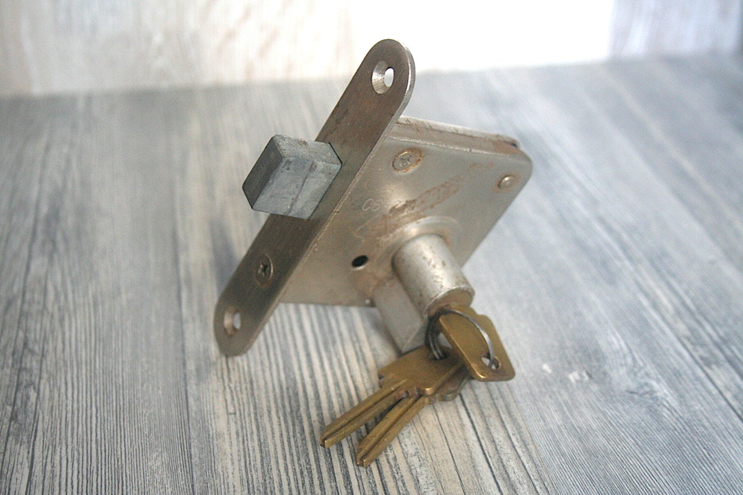 Vintage Door Lock With Keys, Old Door Lock Latch - Etsy