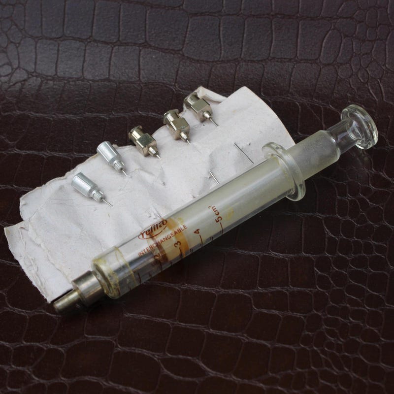 Vintage Syringe - Etsy