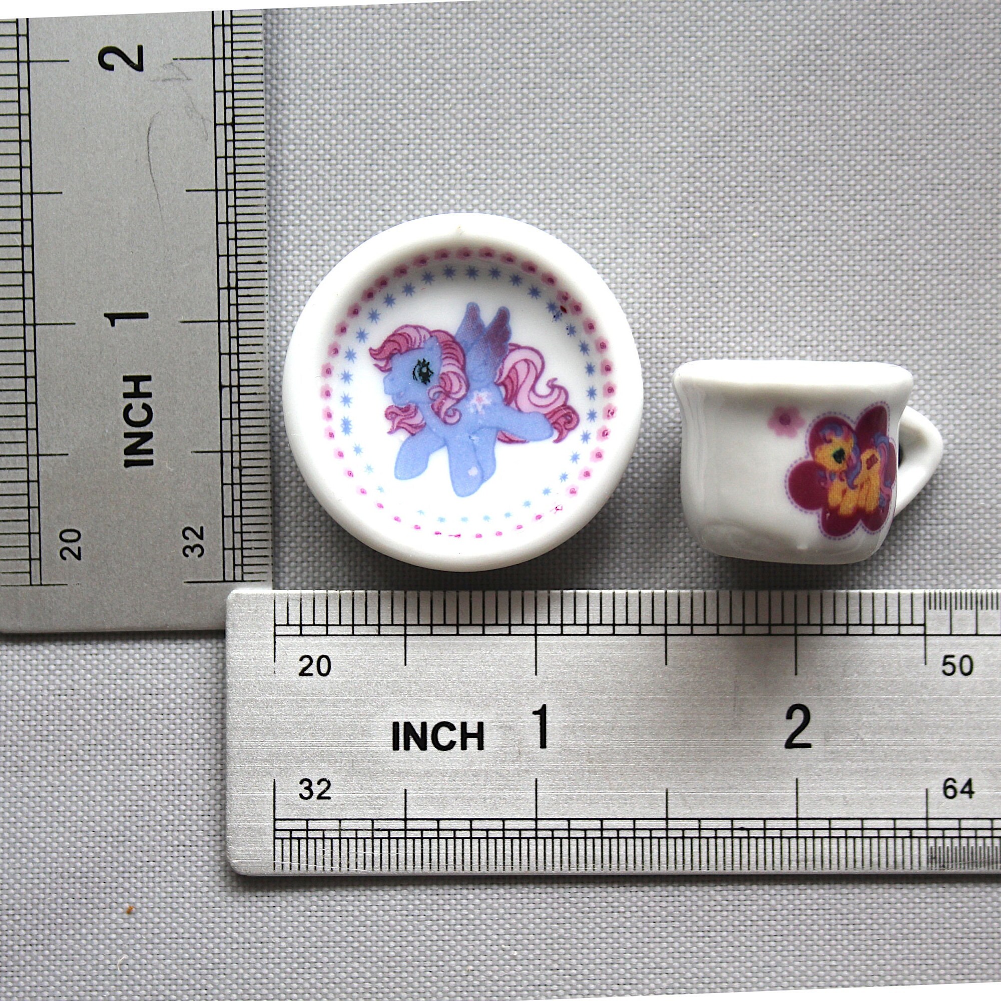 Dollhouse Miniature Mugs, MLP Miniature Tea Service for a Doll House ...