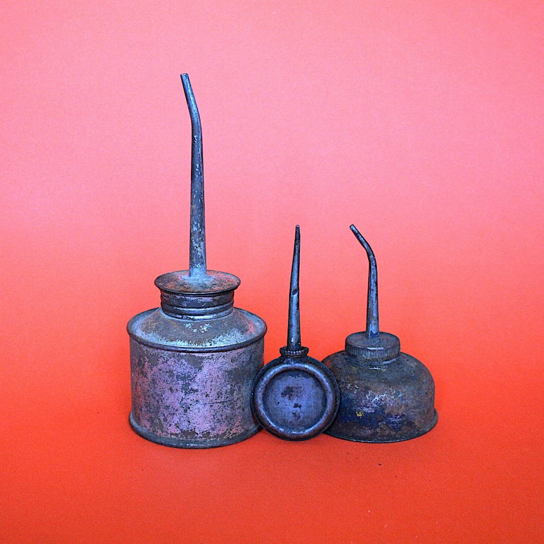 Thumb Old Pump Oil Set, Three Vintage Oil Pumps - Etsy