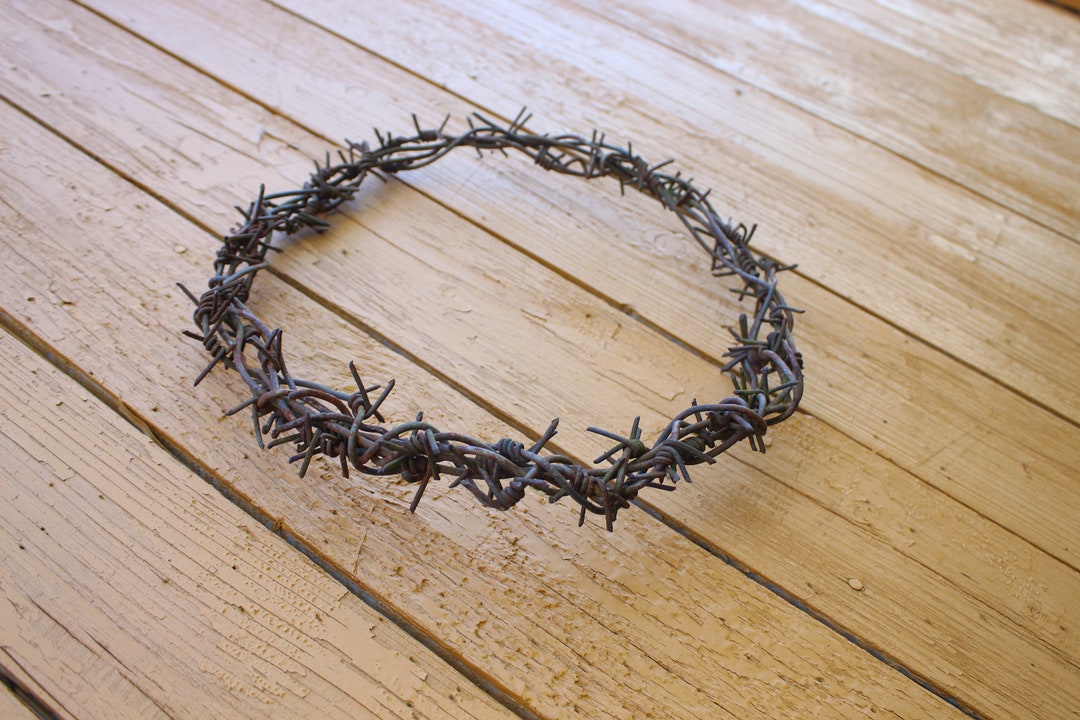 Barbed Wire Wreath, Rusty Barbed Wire - Etsy