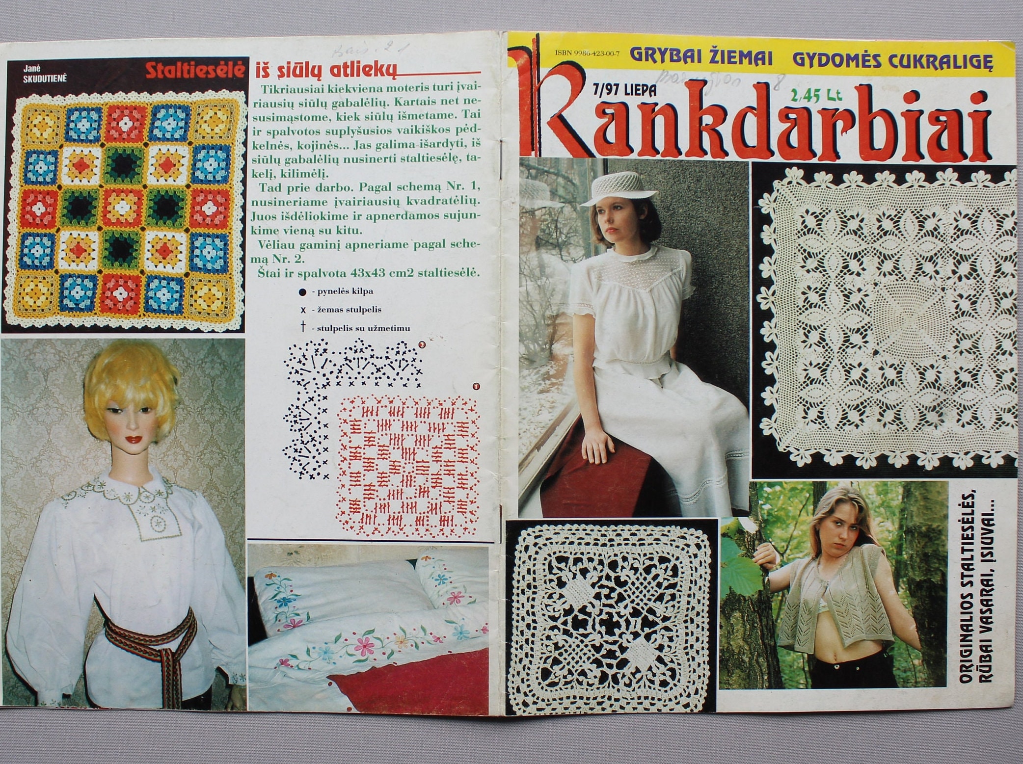 Vintage Lithuanian Craft Magazines, Lithuanian Magazines, Lithuanian ...