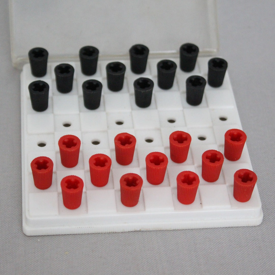 Old Board Game, Travel Checkers, Pocket Checkers, Mini Checkers ...