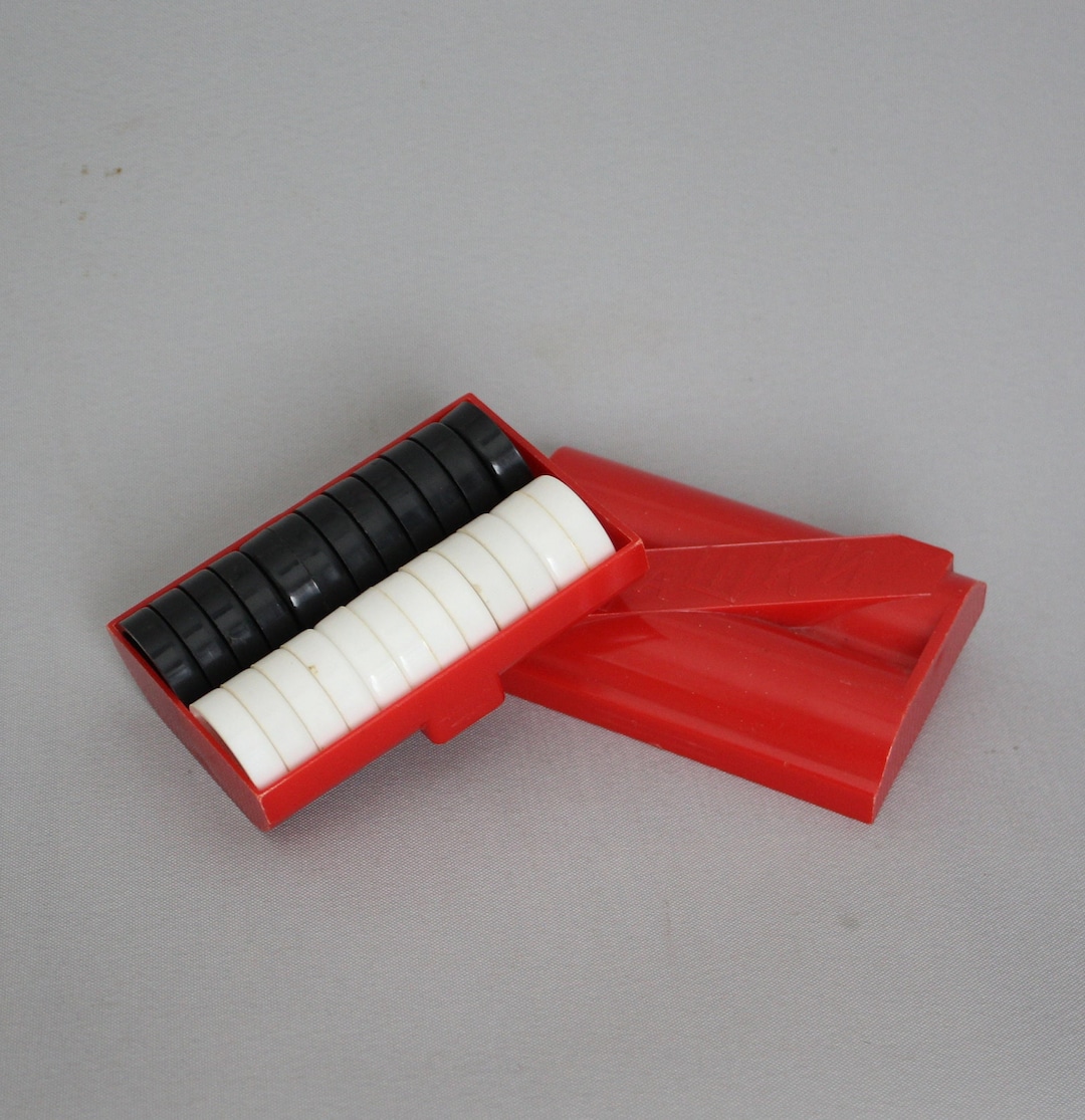 Vintage Soviet Travel Checkers, Plastic Game Pieces in Red Case - Etsy